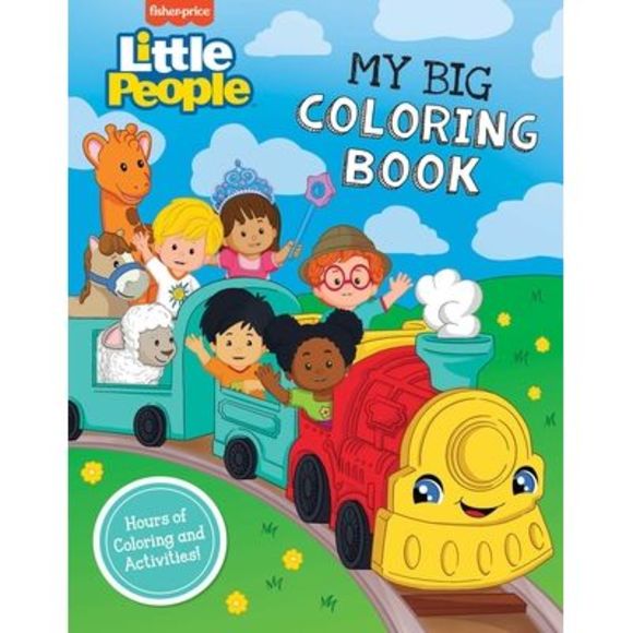 Mattel | Other | Fisherprice Little People My Big Coloring Book Mattel ...